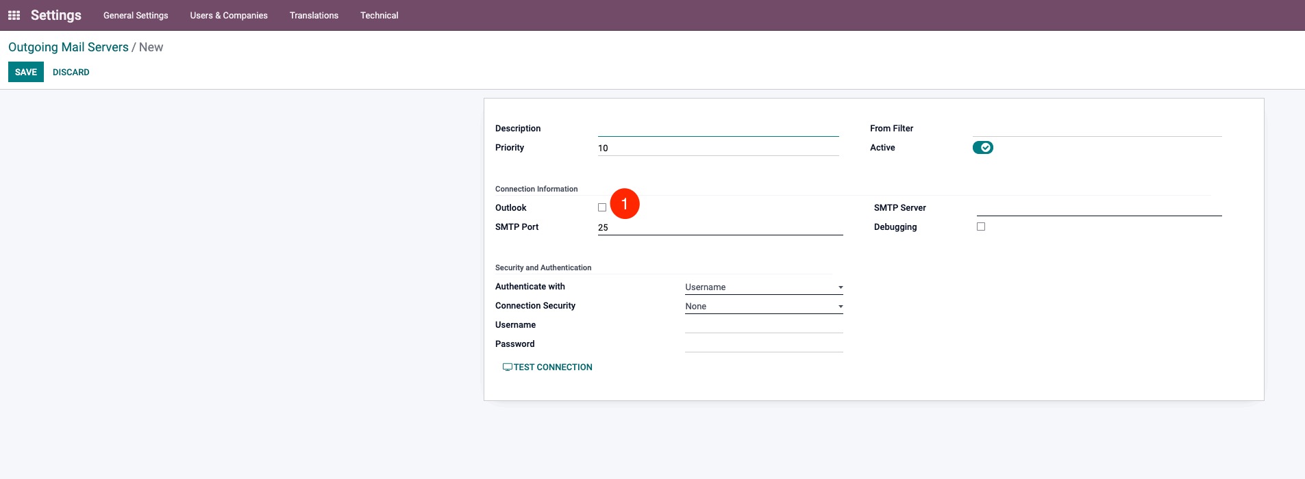 Connecting Outlook to Odoo using OAuth | OERP Canada